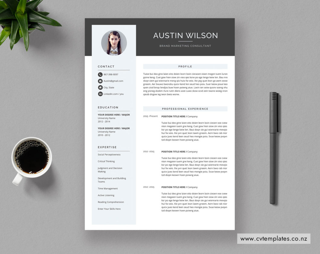 www.cvtemplates.co.nz-New Zealand CV Template-Austin CV Template-02 ...