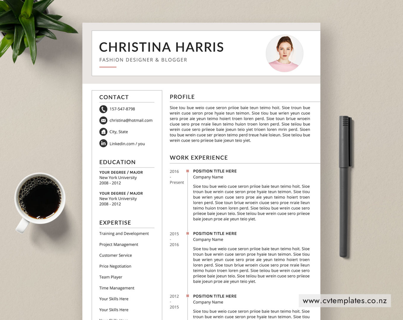 Premium New Zealand CV Templates – CVTemplates.co.nz