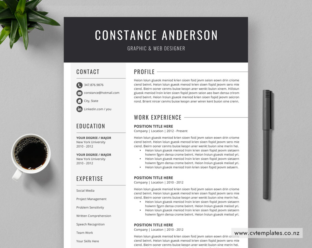 Premium New Zealand CV Templates – Page 9 – CVTemplates.co.nz