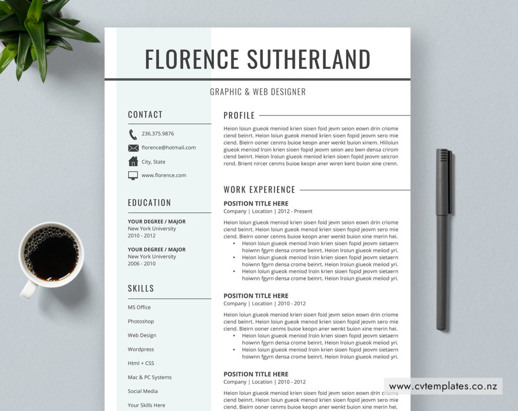 Premium New Zealand CV Templates – Page 9 – CVTemplates.co.nz