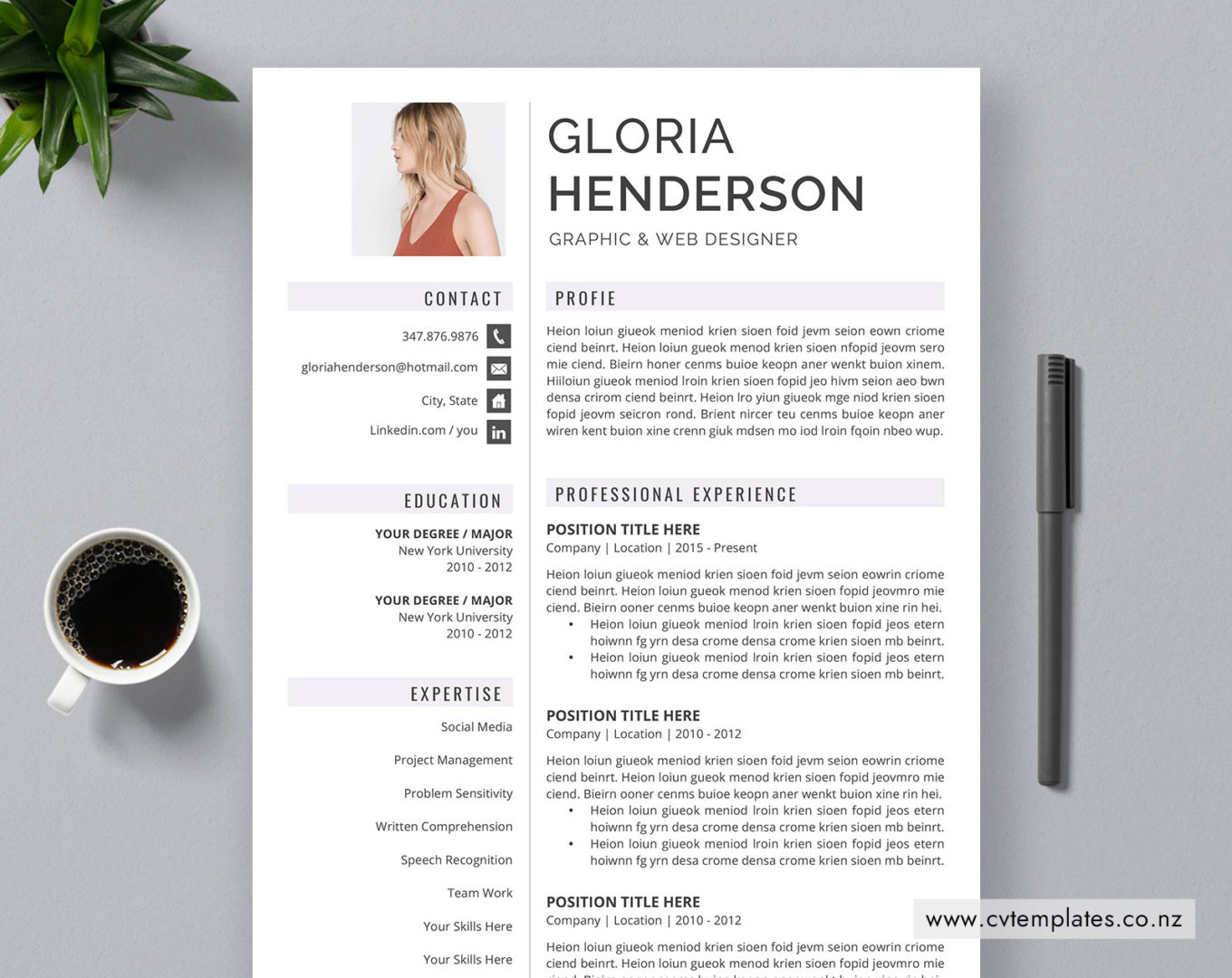 Premium New Zealand CV Templates – Page 9 – CVTemplates.co.nz