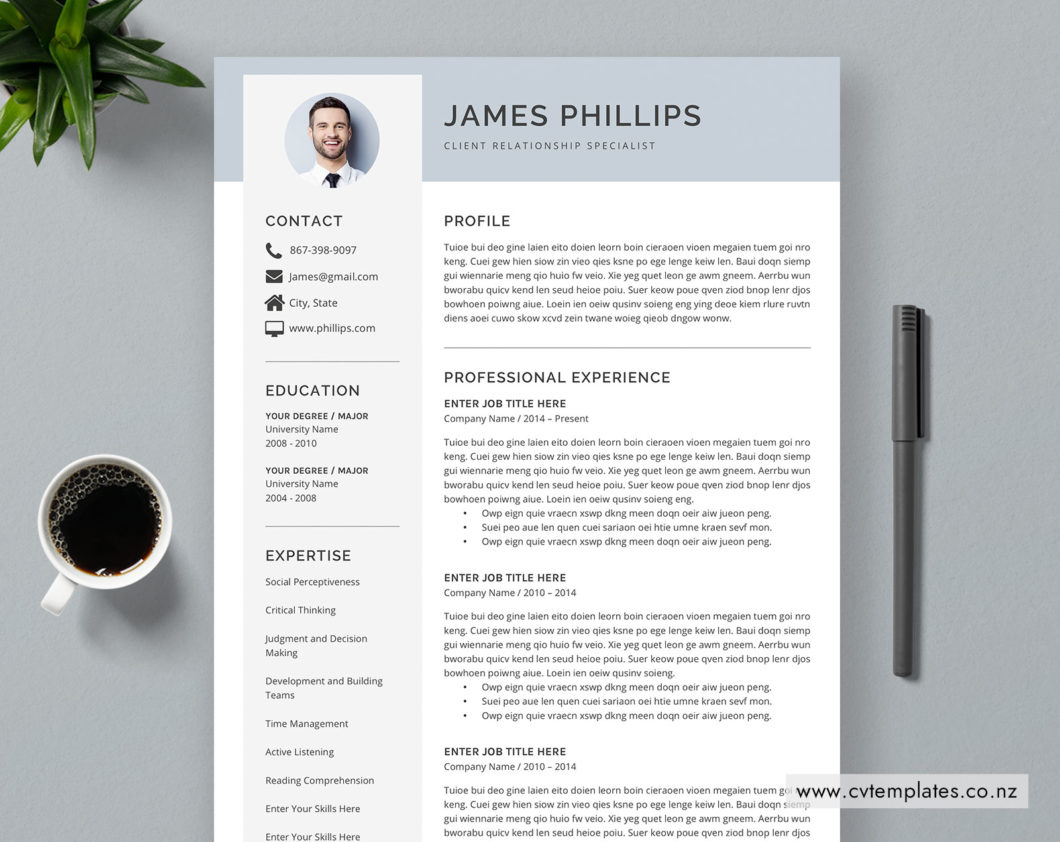 Premium New Zealand CV Templates – CVTemplates.co.nz