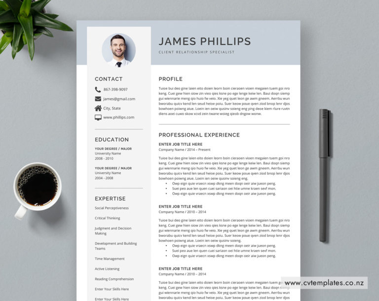 Premium New Zealand CV Templates – CVTemplates.co.nz