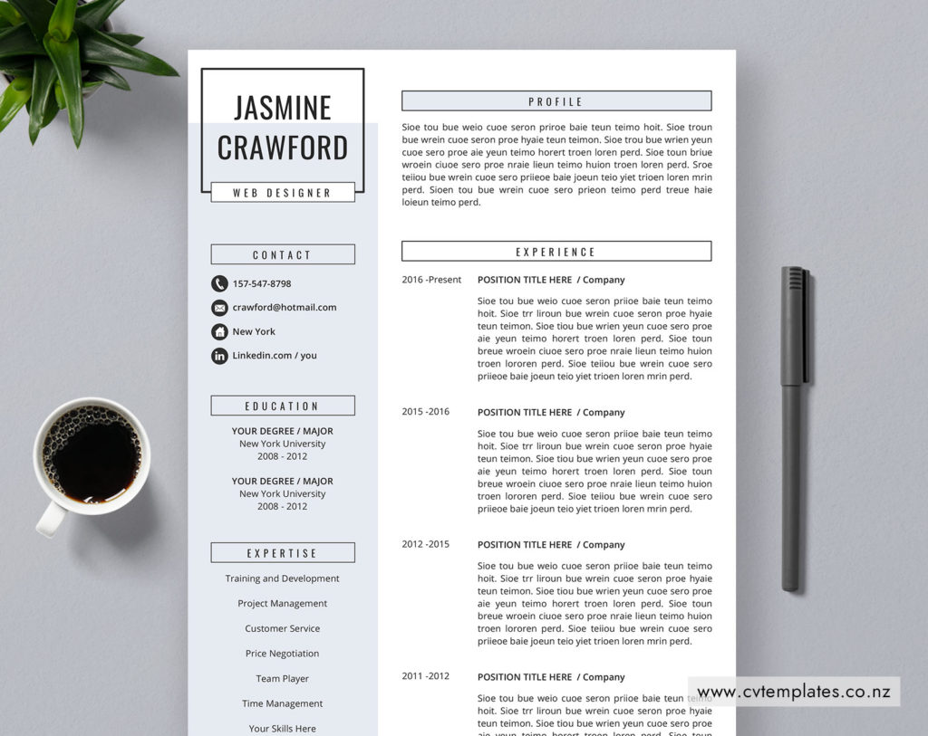 Here are 10 Beautiful and Elegant CV Templates and Cover Letter ...