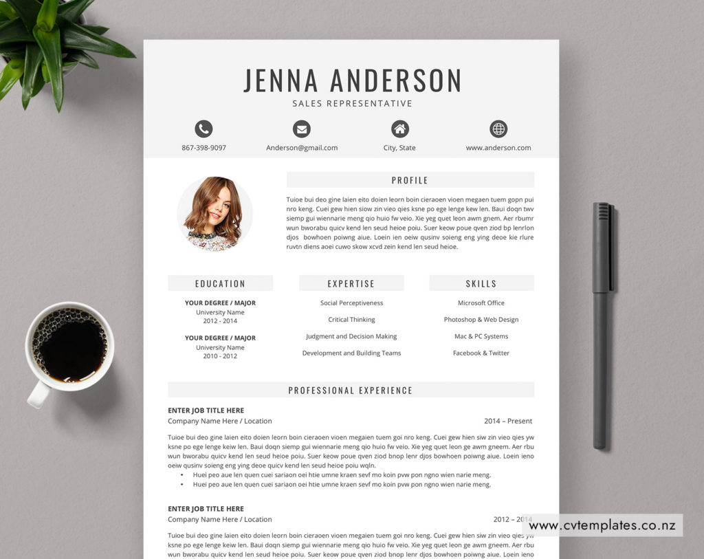 Here are 10 Beautiful and Elegant CV Templates and Cover Letter ...