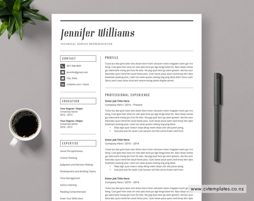 10 Professional and Creative CV Templates and Cover Letter Templates ...