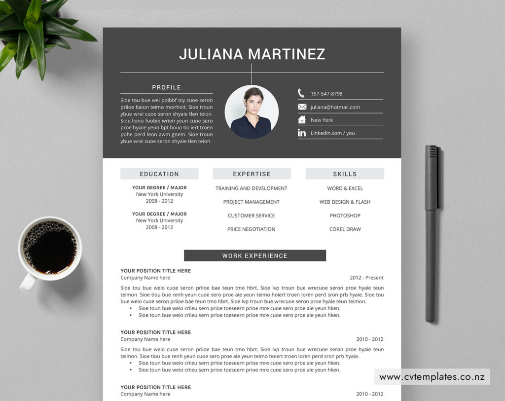 10 Professional and Creative CV Templates and Cover Letter Templates ...