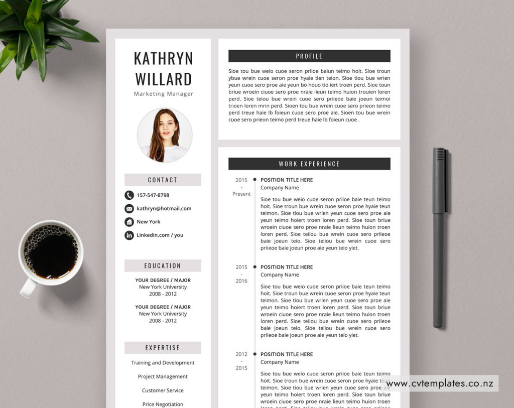 10 Professional and Creative CV Templates and Cover Letter Templates ...