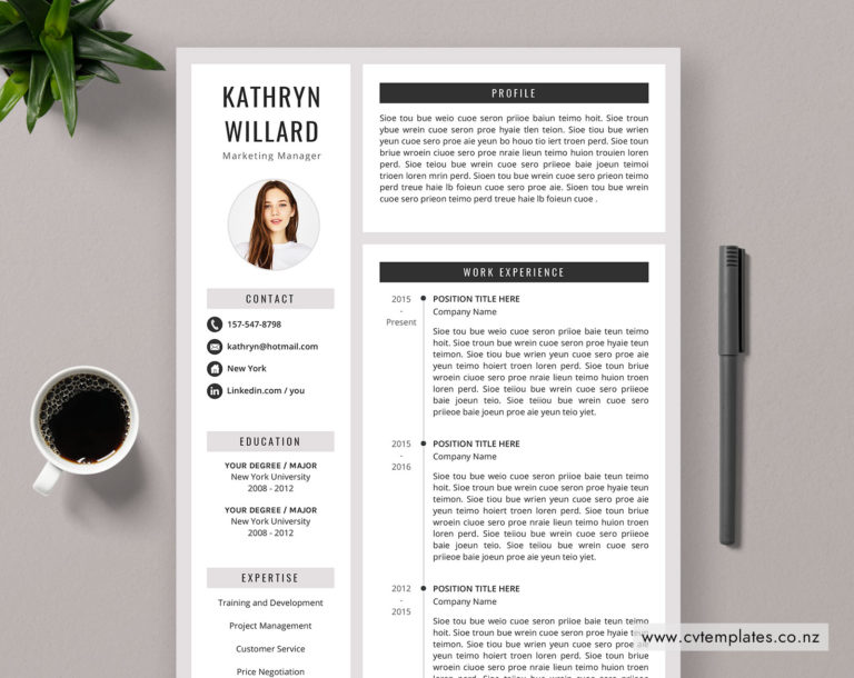 10 Professional and Creative CV Templates and Cover Letter Templates ...