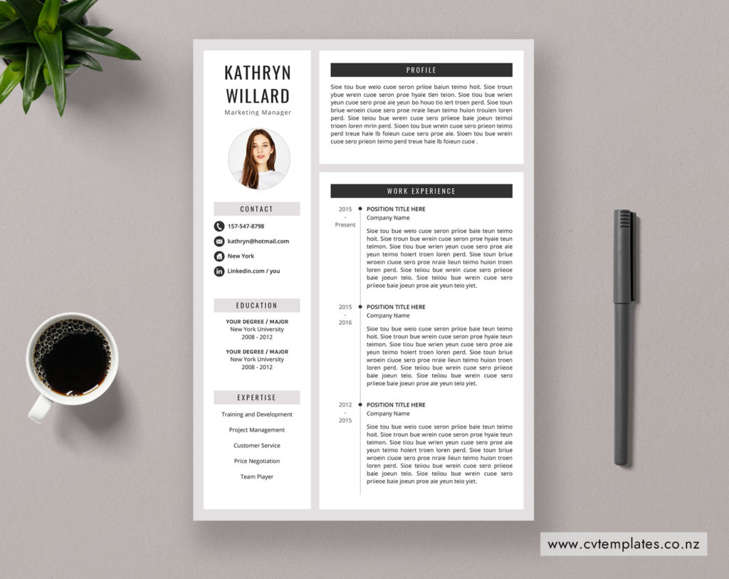 Here are 10 Beautiful and Elegant CV Templates and Cover Letter ...