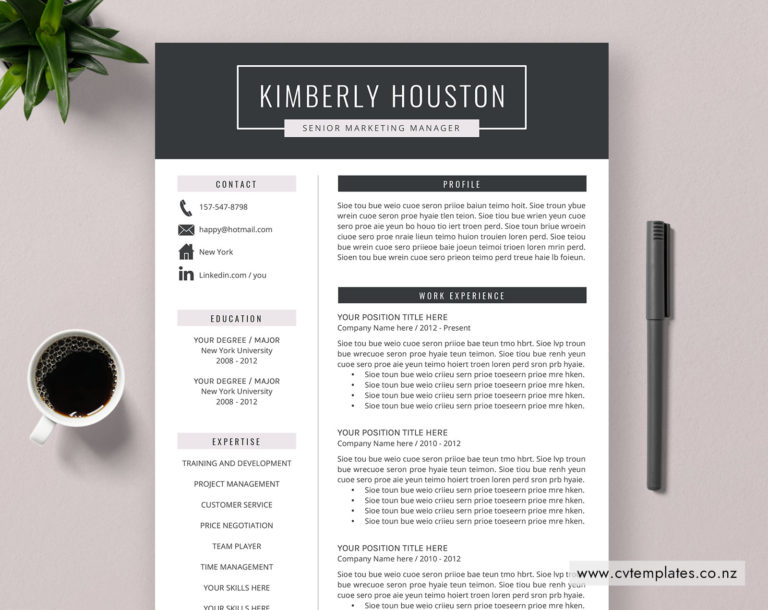 Premium New Zealand CV Templates – CVTemplates.co.nz