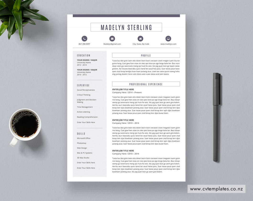 CV Templates for New Zealand Jobs: Preparing Job Applications for the ...