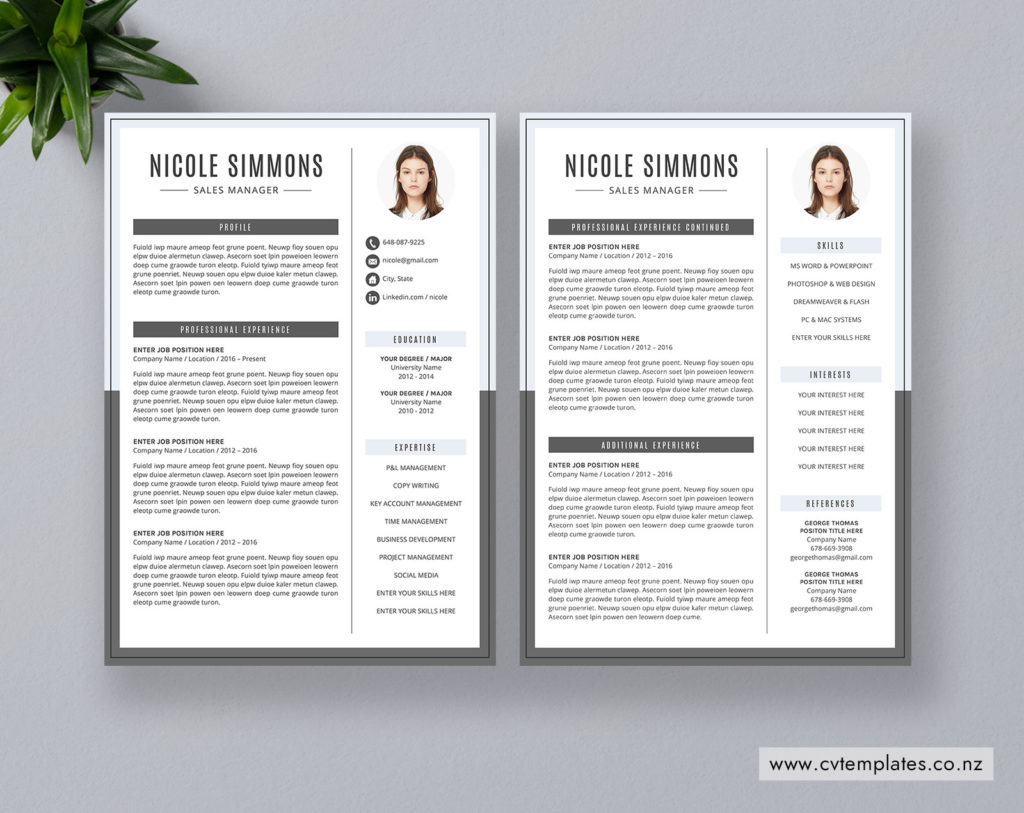 Creating an Elegant and Professional CV and Cover Letter for New ...