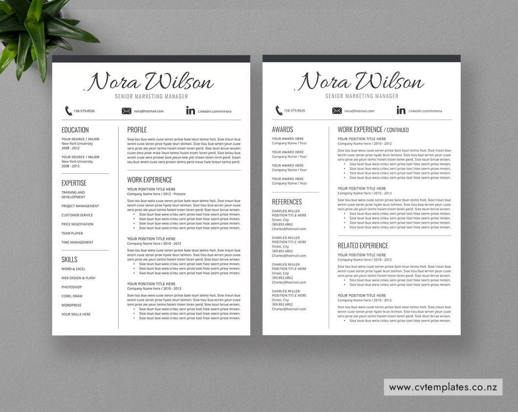 Creating an Elegant and Professional CV and Cover Letter for New ...