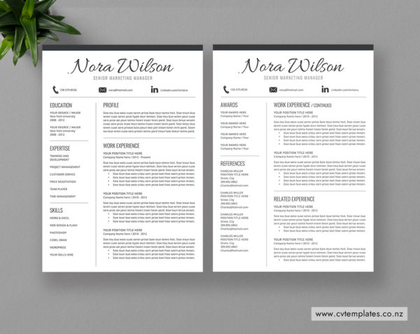 Creating an Elegant and Professional CV and Cover Letter for New ...