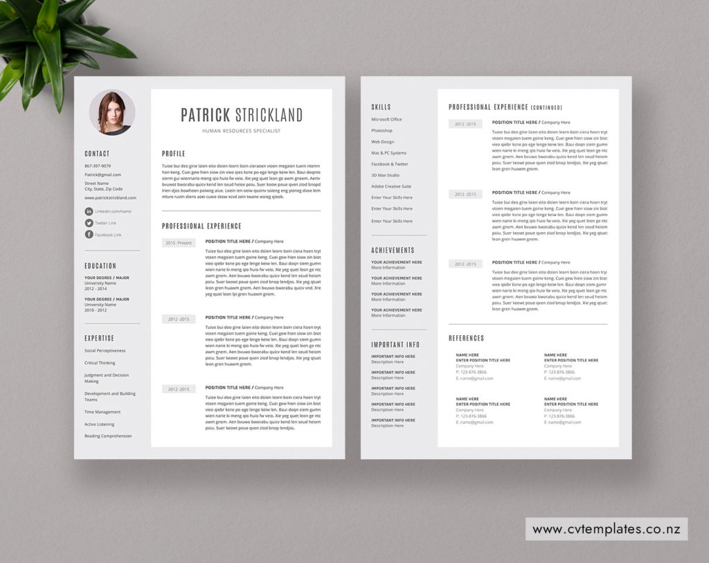 What Your Next New Zealand CV and Cover Letter Should Look Like in 2020 ...