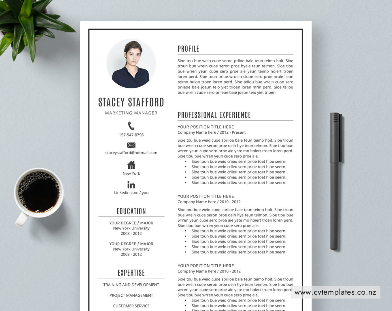 Premium New Zealand CV Templates – Page 6 – CVTemplates.co.nz