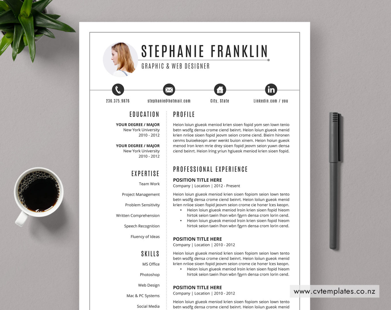 Premium New Zealand CV Templates – Page 2 – CVTemplates.co.nz