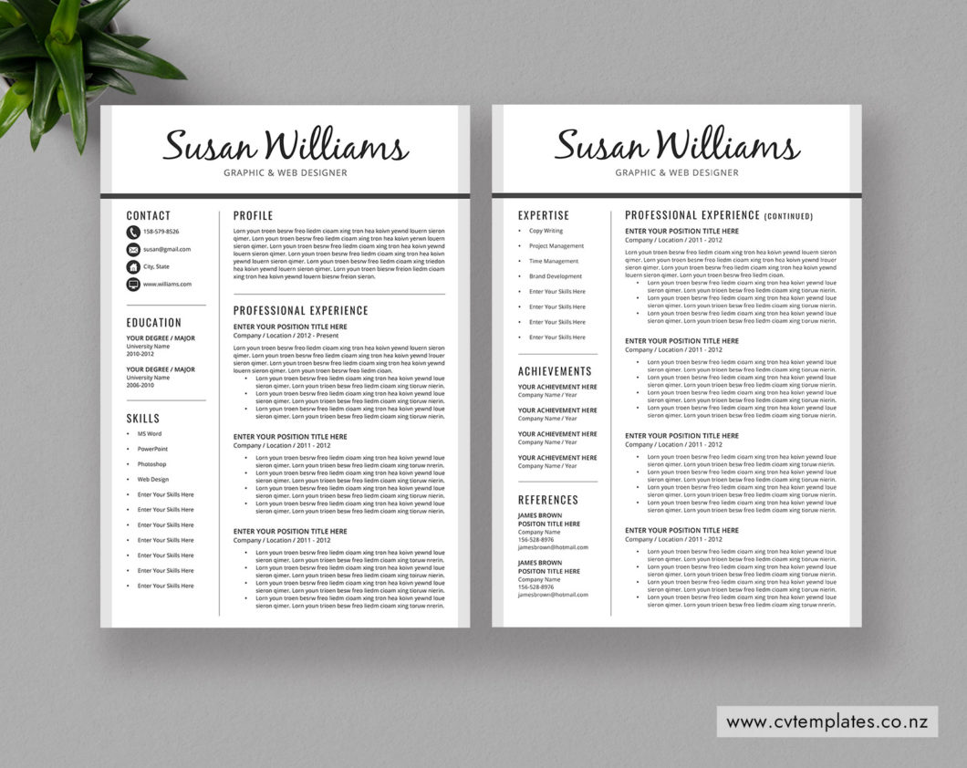 What Your Next New Zealand CV and Cover Letter Should Look Like in 2020 ...
