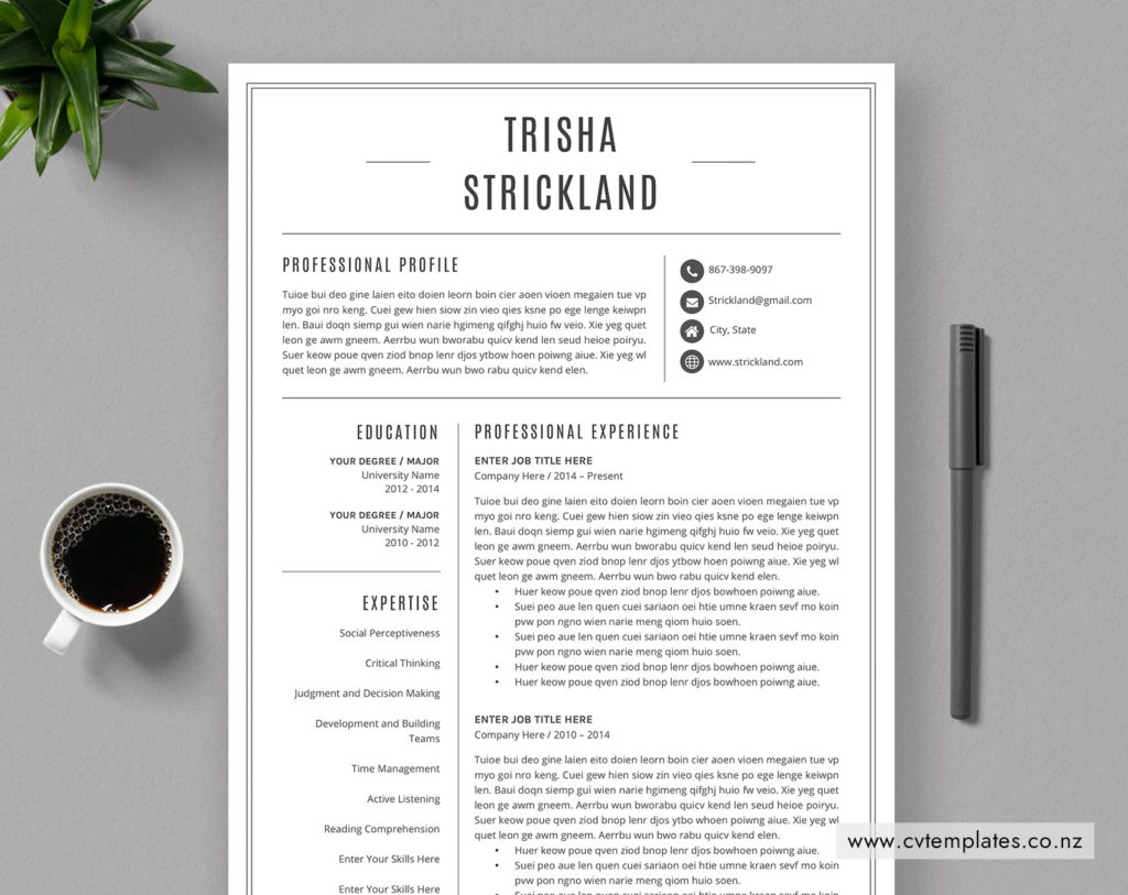 Premium New Zealand CV Templates – Page 2 – CVTemplates.co.nz